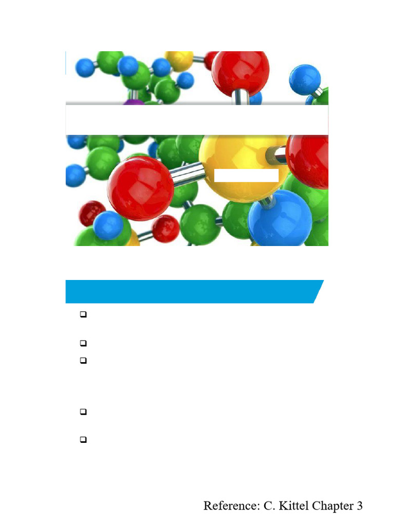 Lecture Notes-19 & 20 - BONDING IN SOLIDS | PDF