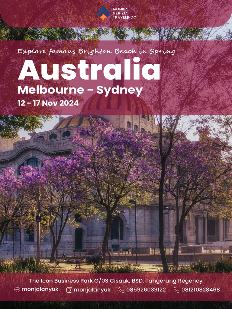 Katalog Itinerary Spring Australia 12 - 17 Nov 2024 XL7BQXN | PDF