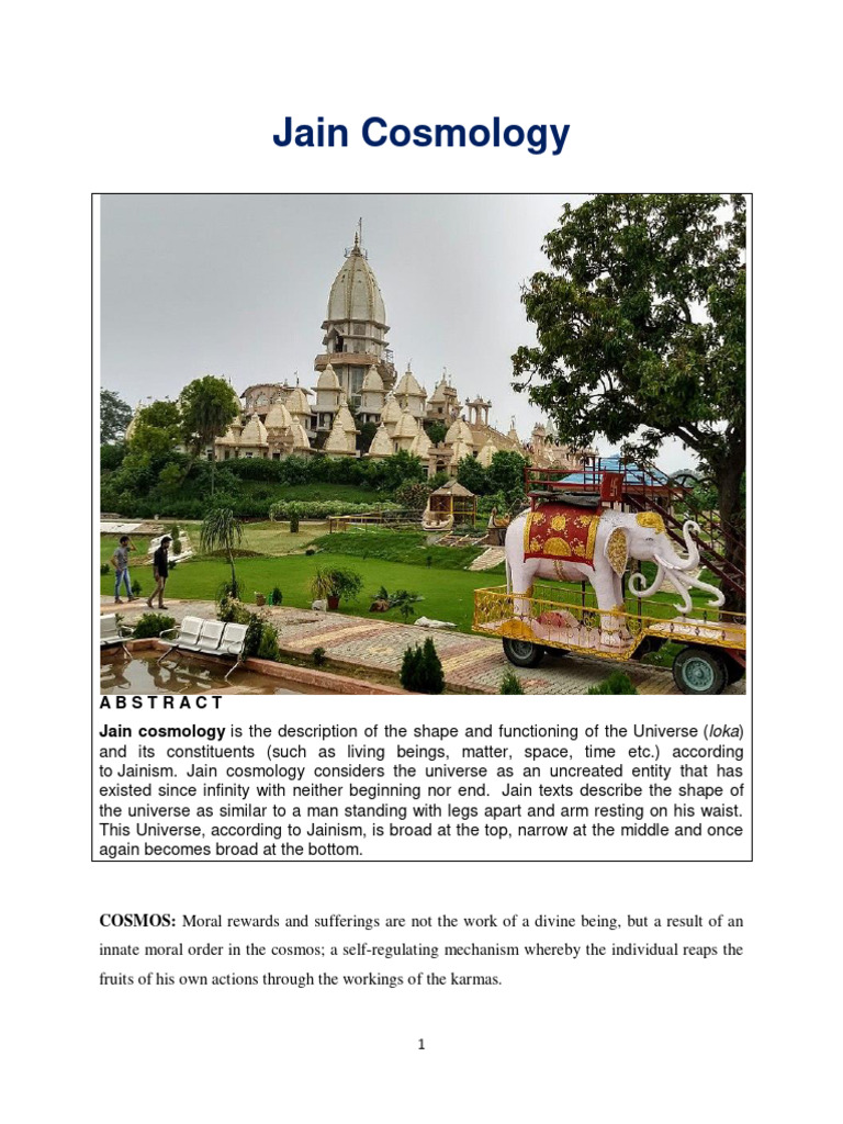 Jain Cosmology | PDF | Religious Belief And Doctrine | Indian Philosophy