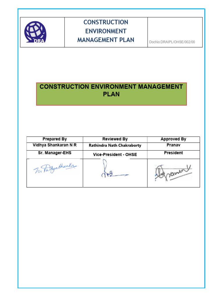 Environmental Plan | PDF