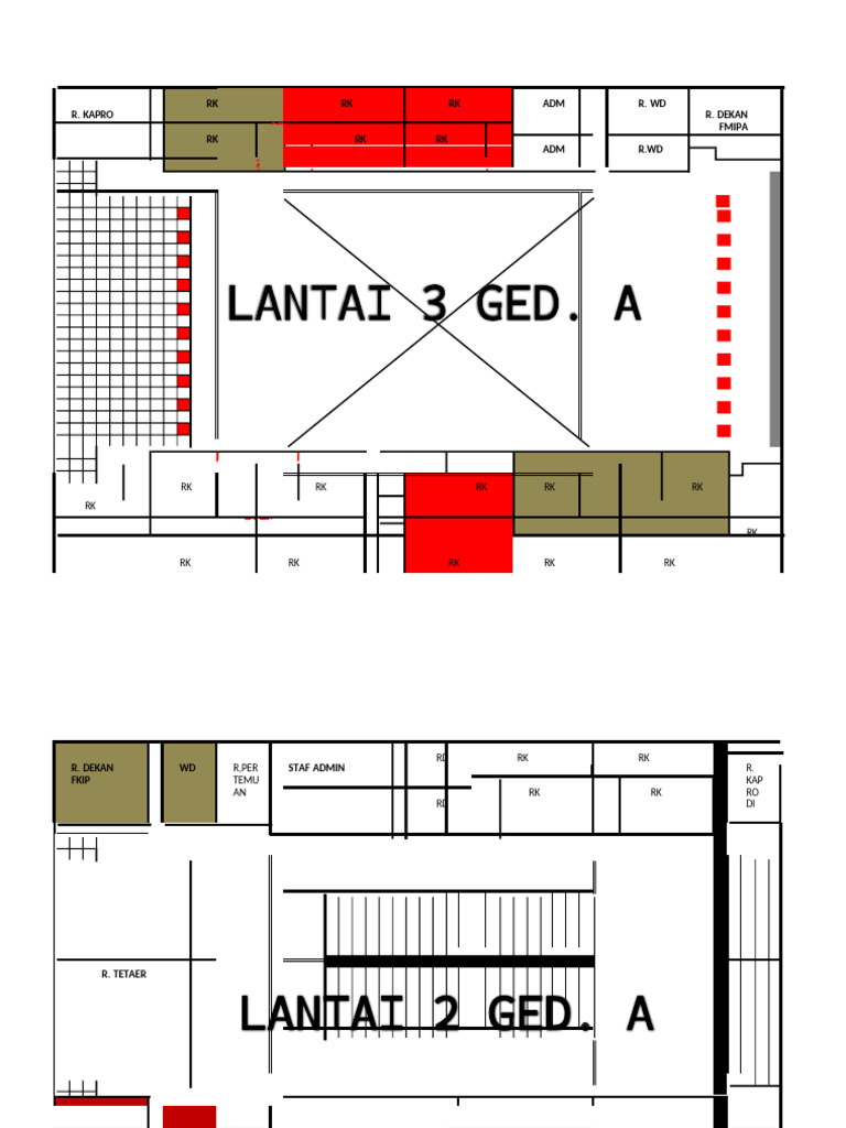 Rencana Sekat Revitalisasi Gedung Kembar - 2024 | PDF