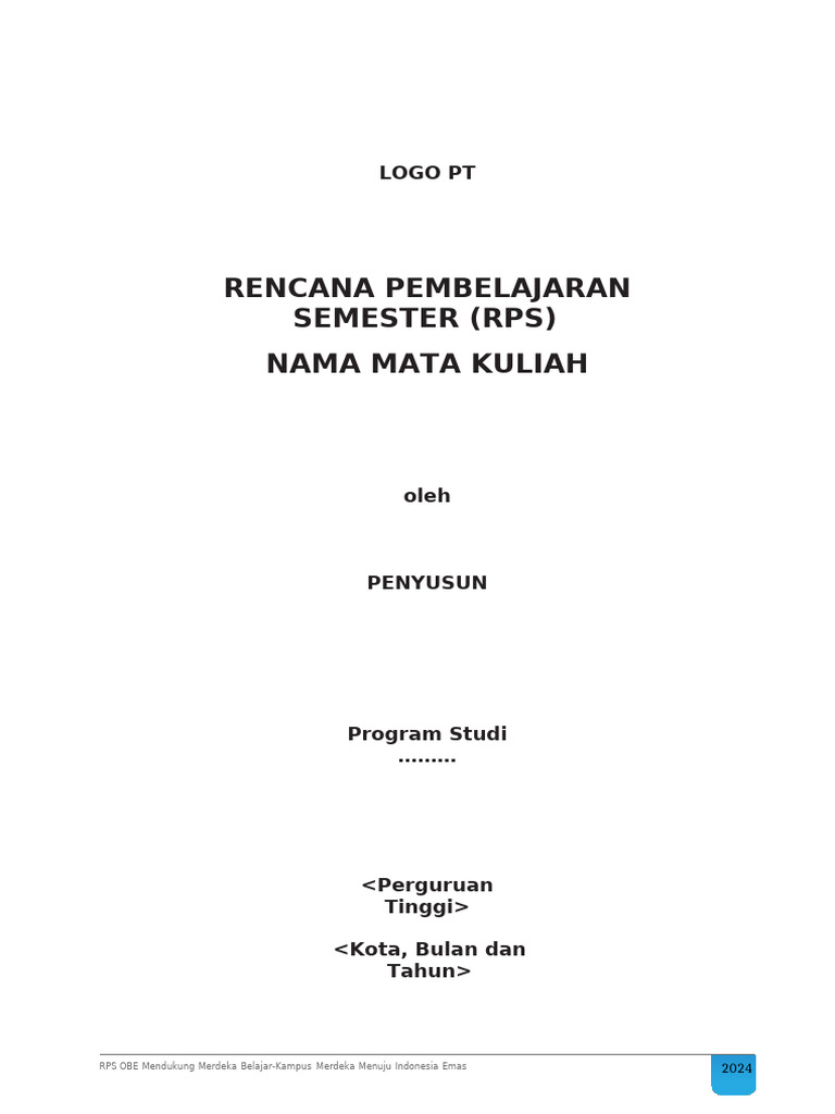 template rps - 2024 | PDF