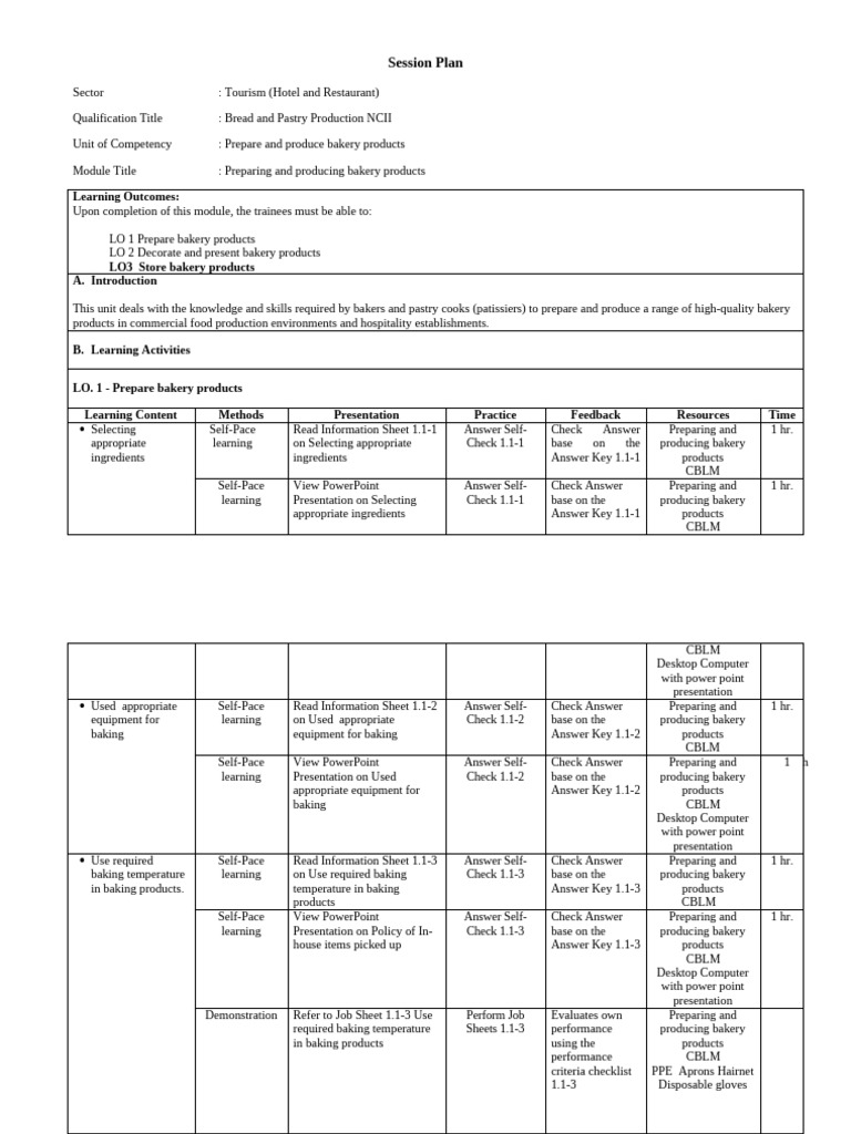 TM BPP Pts 01session Plan Vivian Final 1 | PDF
