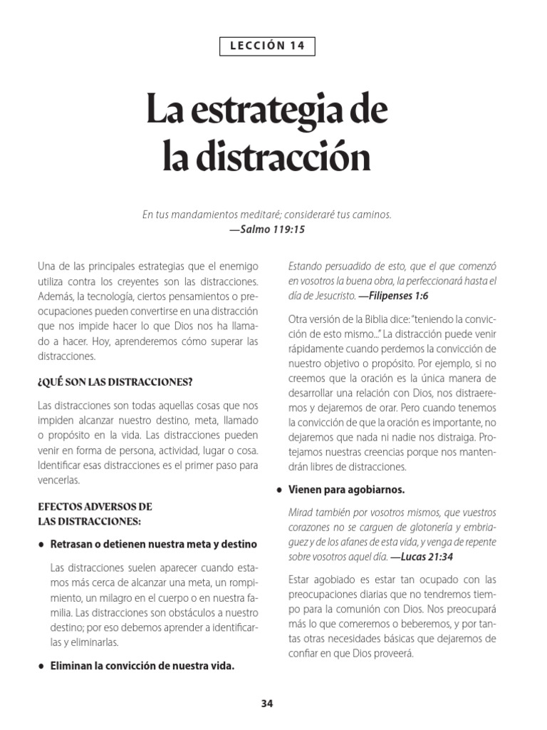 04-06-2022 La Estrategia de La Distracción | PDF