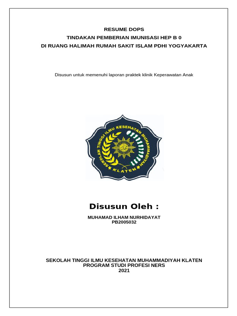 3.2 Resume Dops - Ilham Fix | PDF
