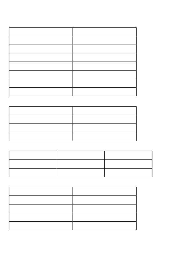 SIA Randa Tables | PDF