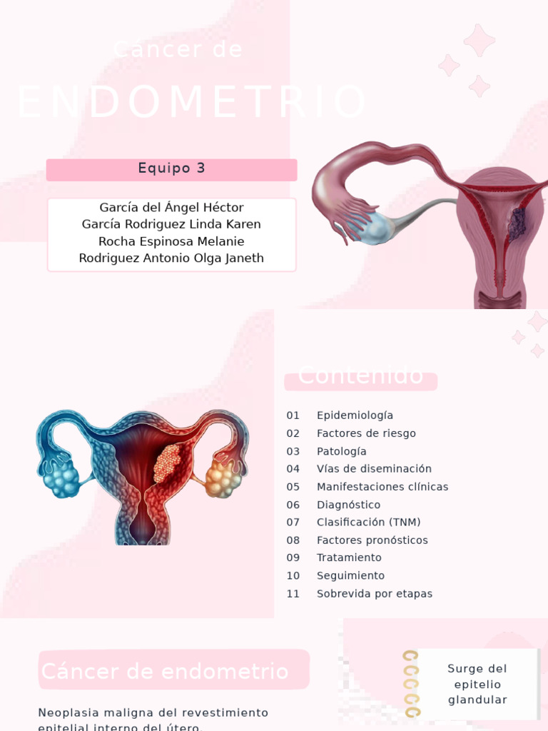 Cancer de Endometrio | PDF | Human Diseases And Disorders | Oncology