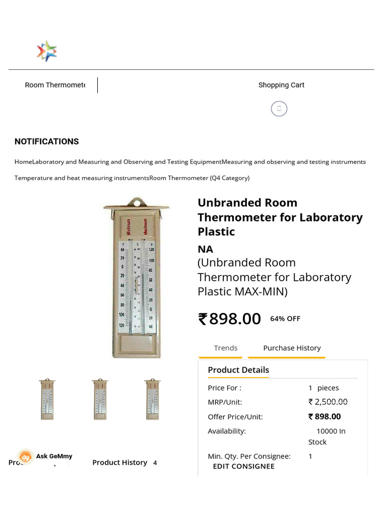 Room Thermo | PDF