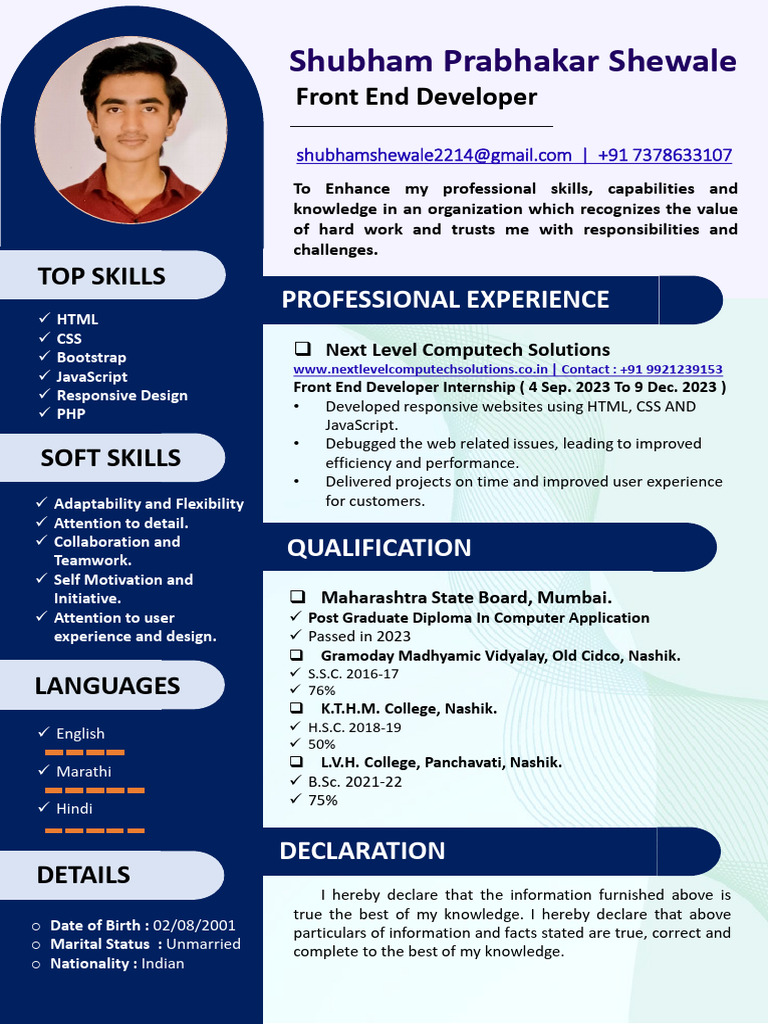 Shubham Resume | PDF