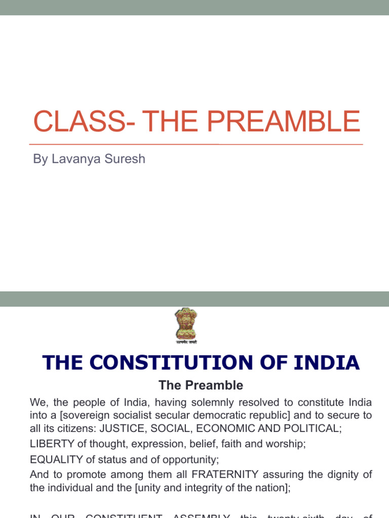 2 The Preamble | PDF