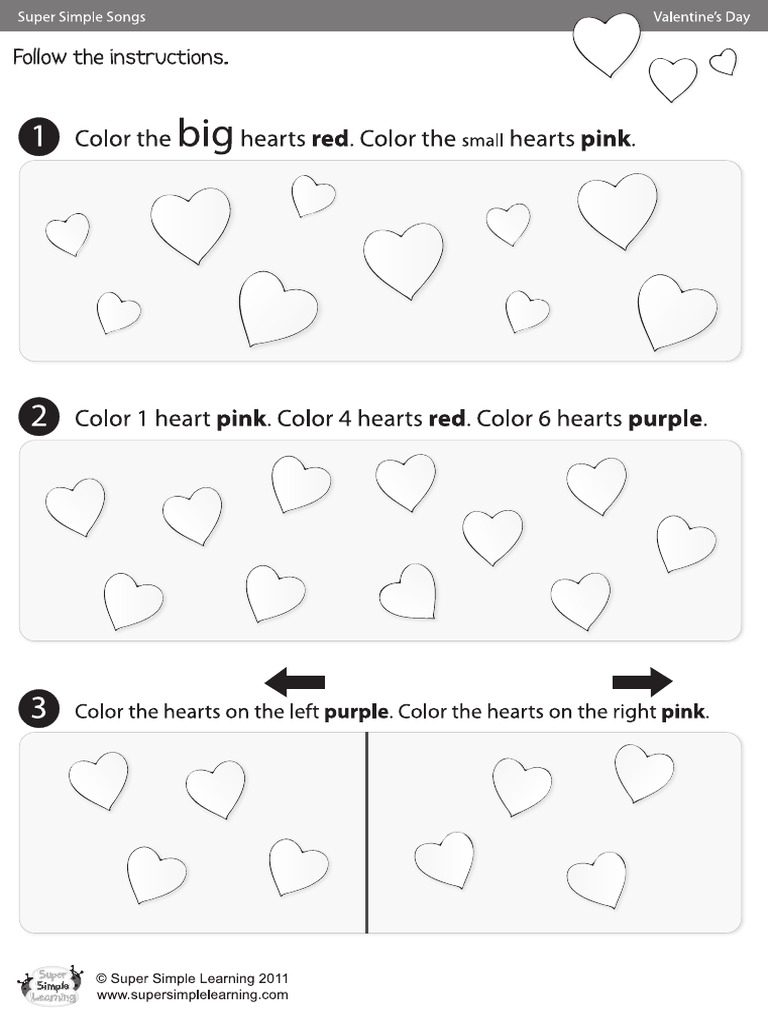 10 Color The Hearts | PDF