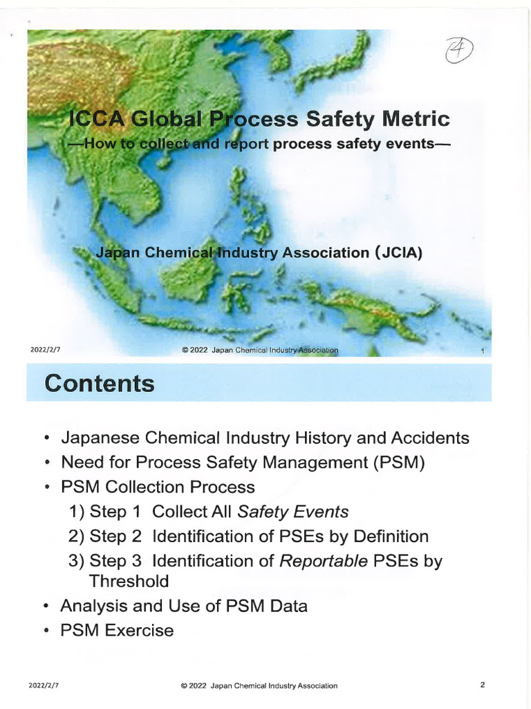 ICCA Global Process Safety Metric | PDF