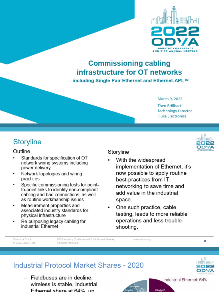 Commissioning Cabling Infrastructure For OT Networks - Brillhart - PPT ...