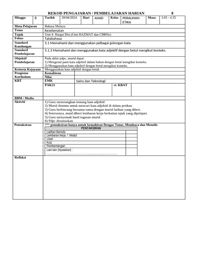 RPH 2024 (Week 8) | PDF