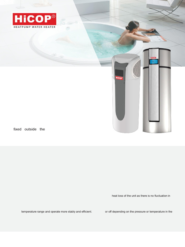 Brosur HiCOP All in One Heat Pump (AI) | PDF