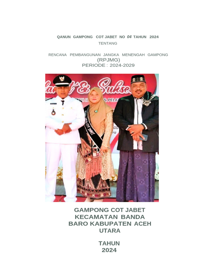 RPJMG Jabet | PDF