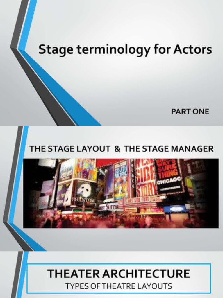 CathyPyles1 Stage Terminology For Actors Part 1 239815720 | PDF
