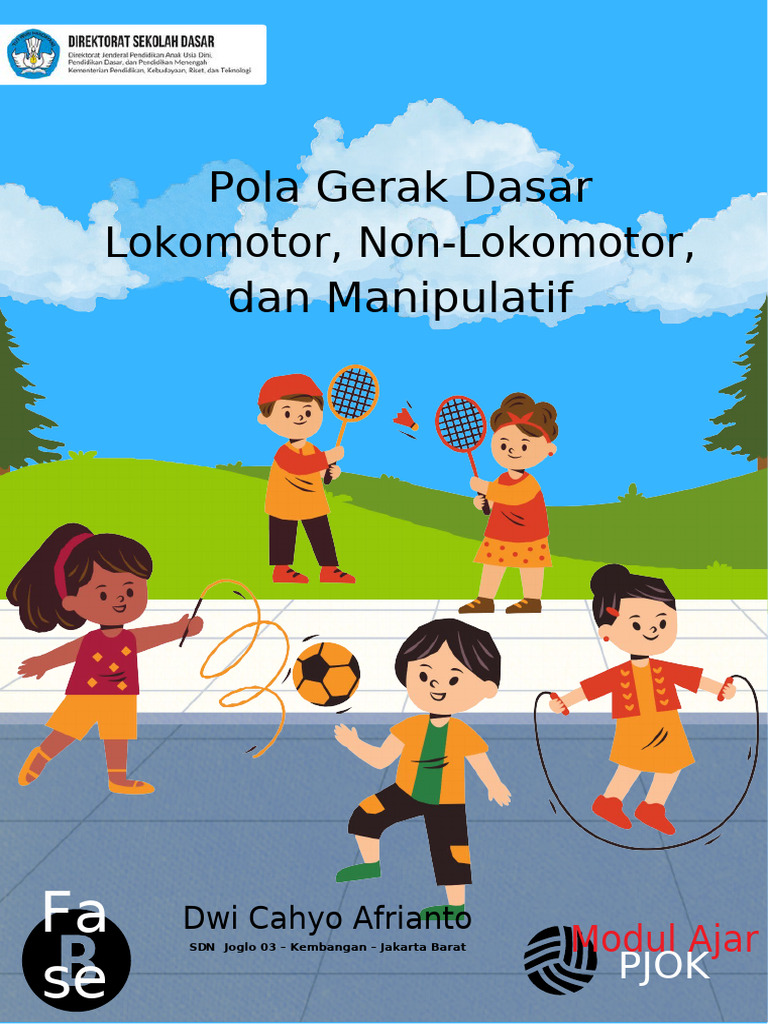 Pola Gerak Dasar Lokomotor, Non-Lokomotor, Dan Manipulatif | PDF