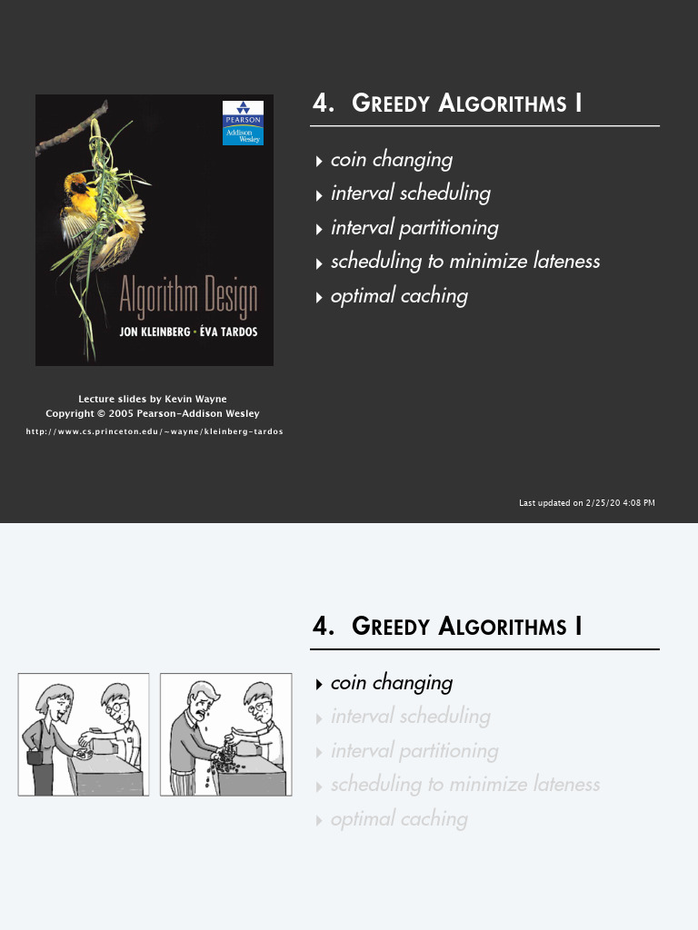 04 Greedy Algorithms I | PDF