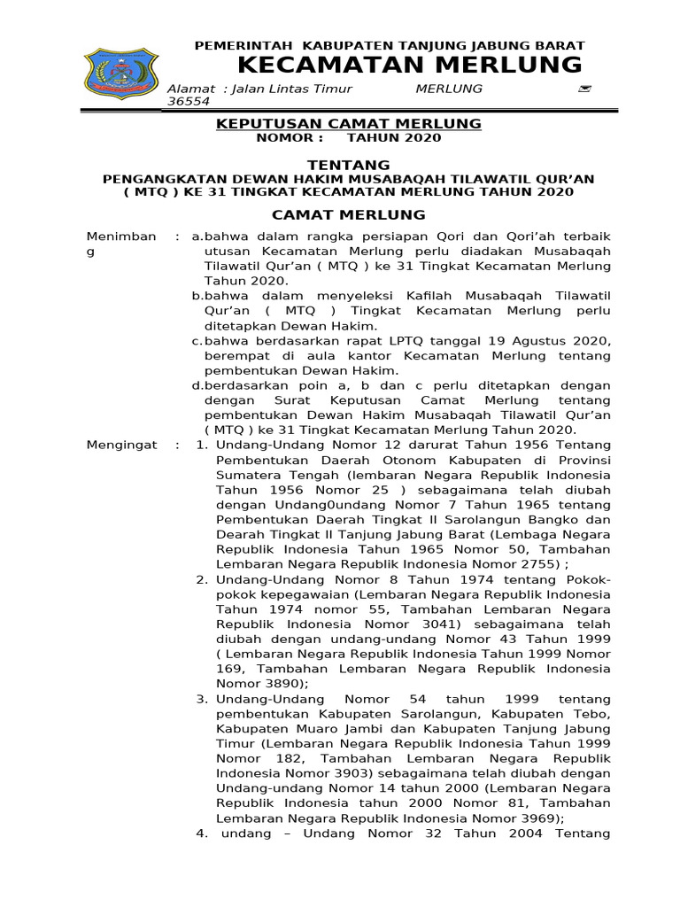 SK Dewan Hakim | PDF