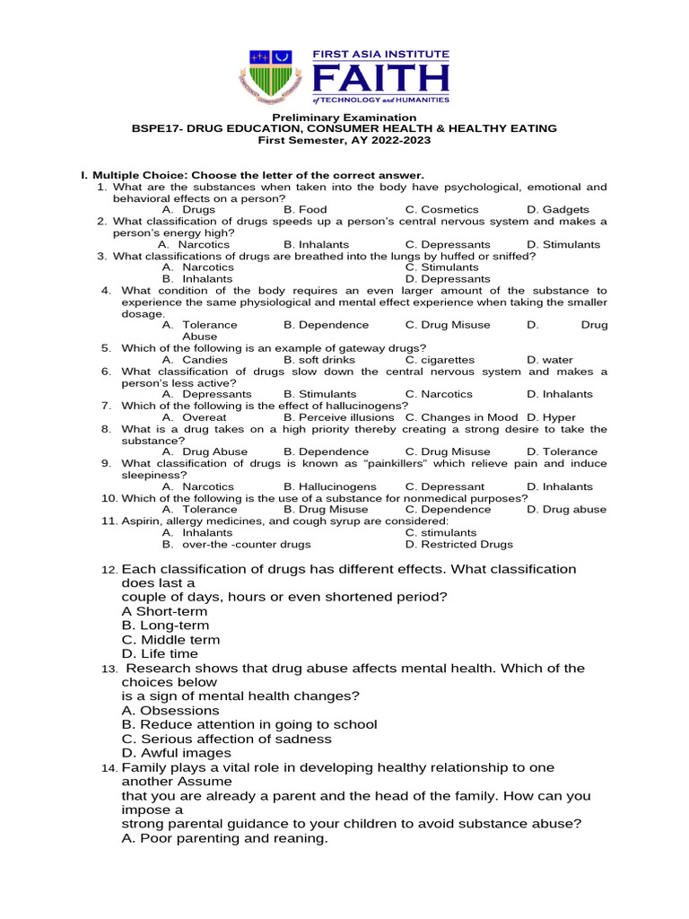 Sample Template Exam | PDF