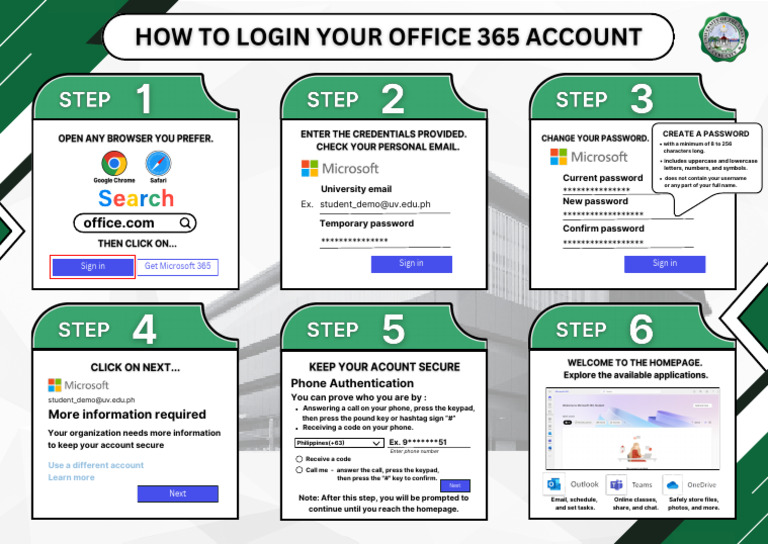 How To Login O365 | PDF