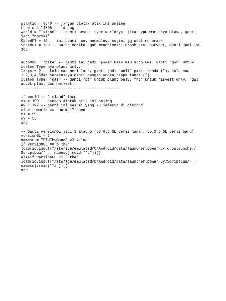 Anti-Crash Lua | PDF