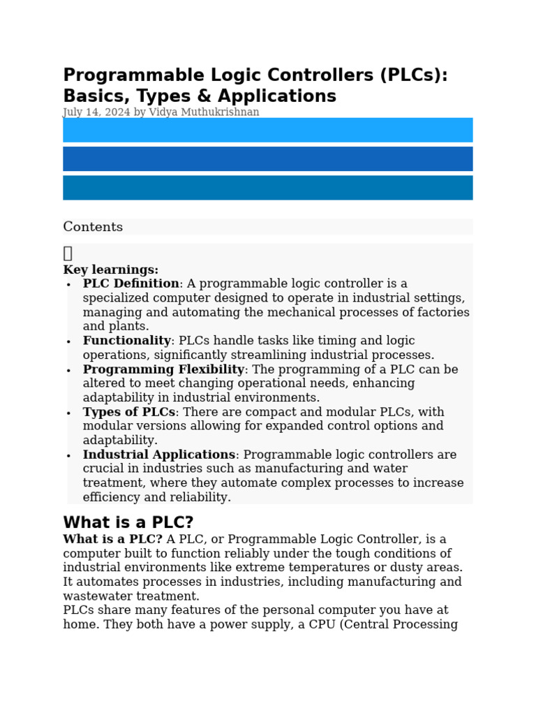 PLC-01 Hand Note | PDF