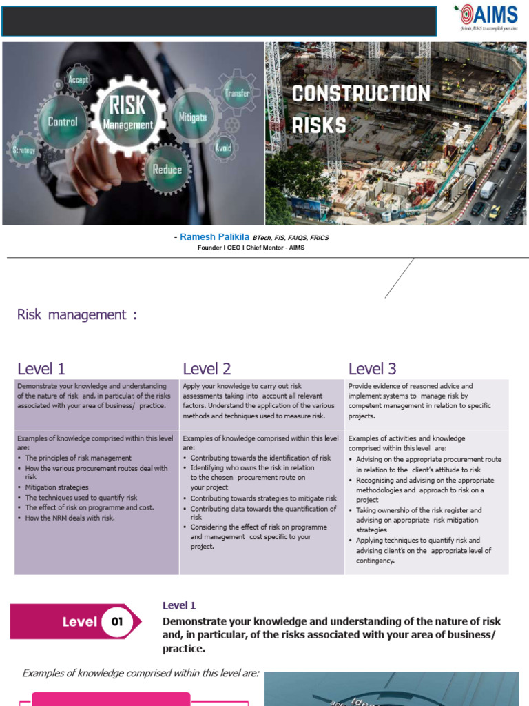 0.AIMS - Risk Management - May 2023 | PDF