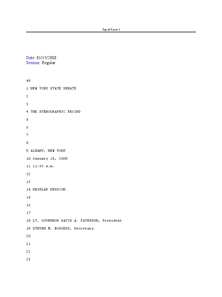 Jan 15,2008 | PDF | United States Senate | Bill (Law)