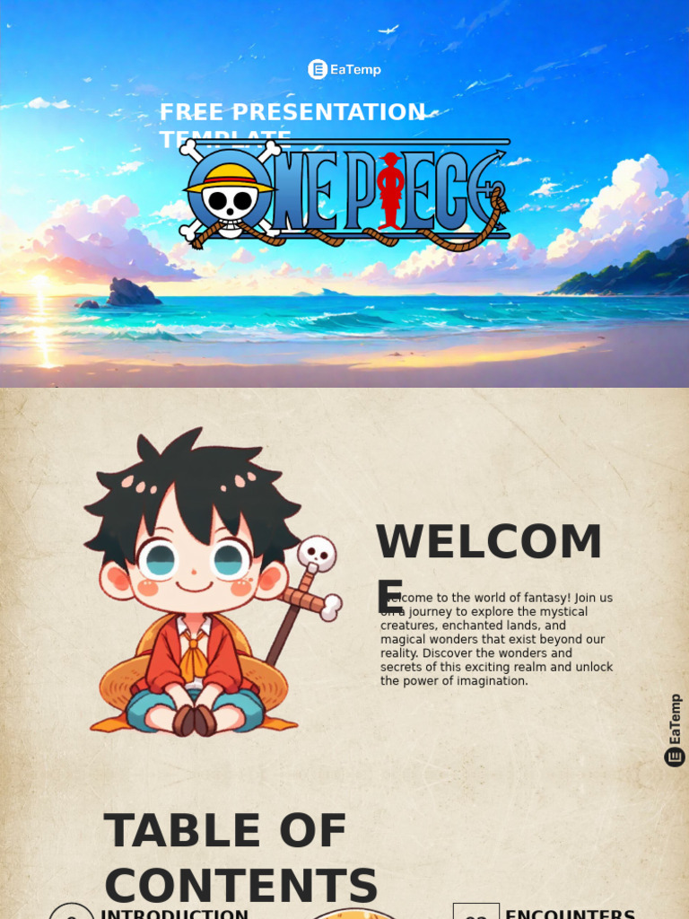 Salinan dari One Piece PowerPoint Template by EaTemp | PDF