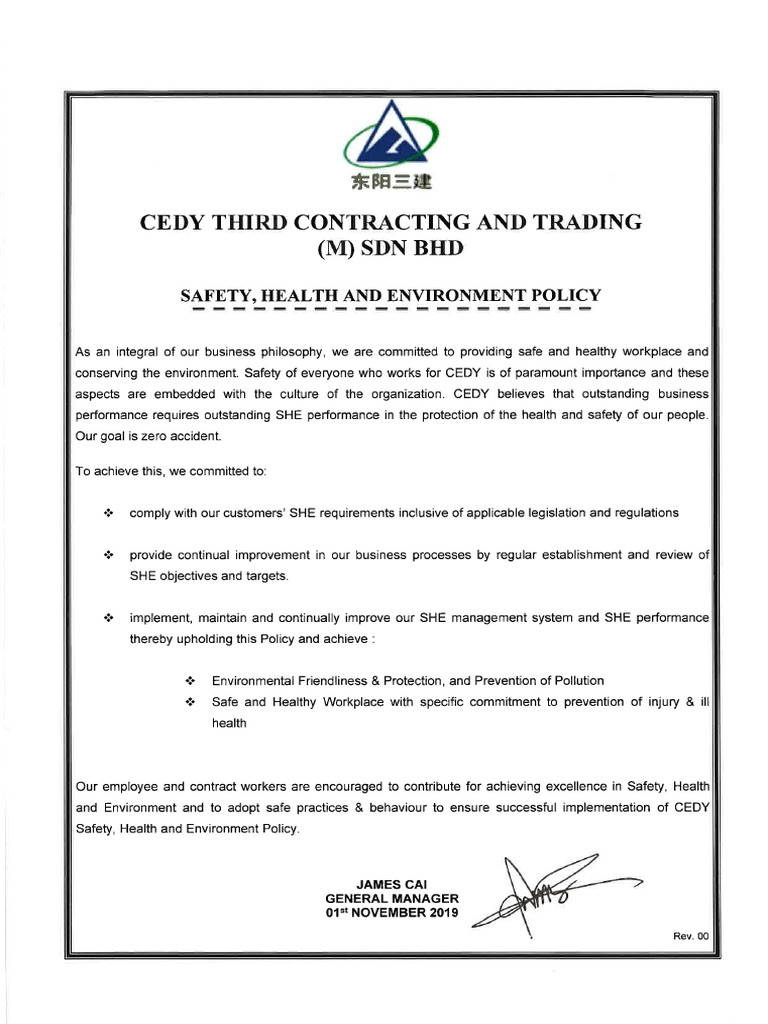 CEDY Policy BI Version | PDF