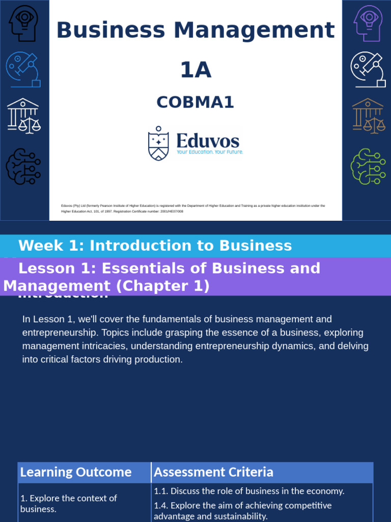Week 1 - Lesson 1 - Chapter 1 - Slides | PDF