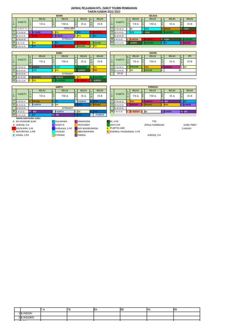 Jadwal Mts 2024 Fix.1 | PDF