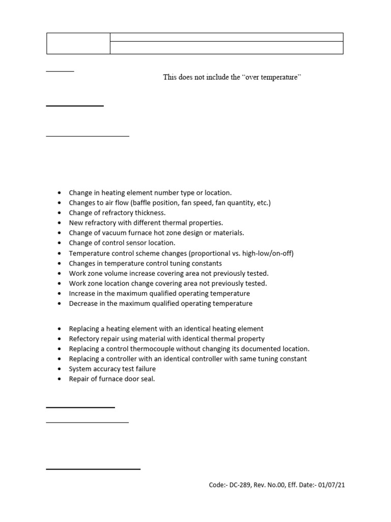 System Accuracy Test Procedure for SAT | PDF | Thermocouple | Temperature