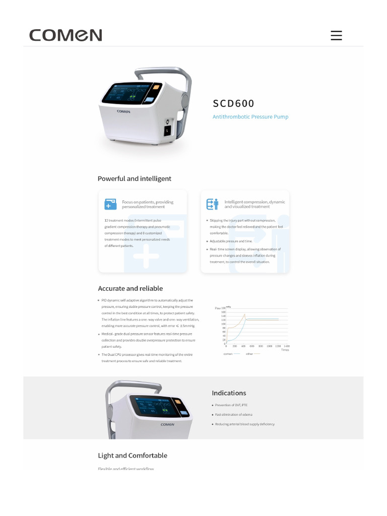 SCD600-Shenzhen Comen Medical Instruments Co., Ltd. | PDF