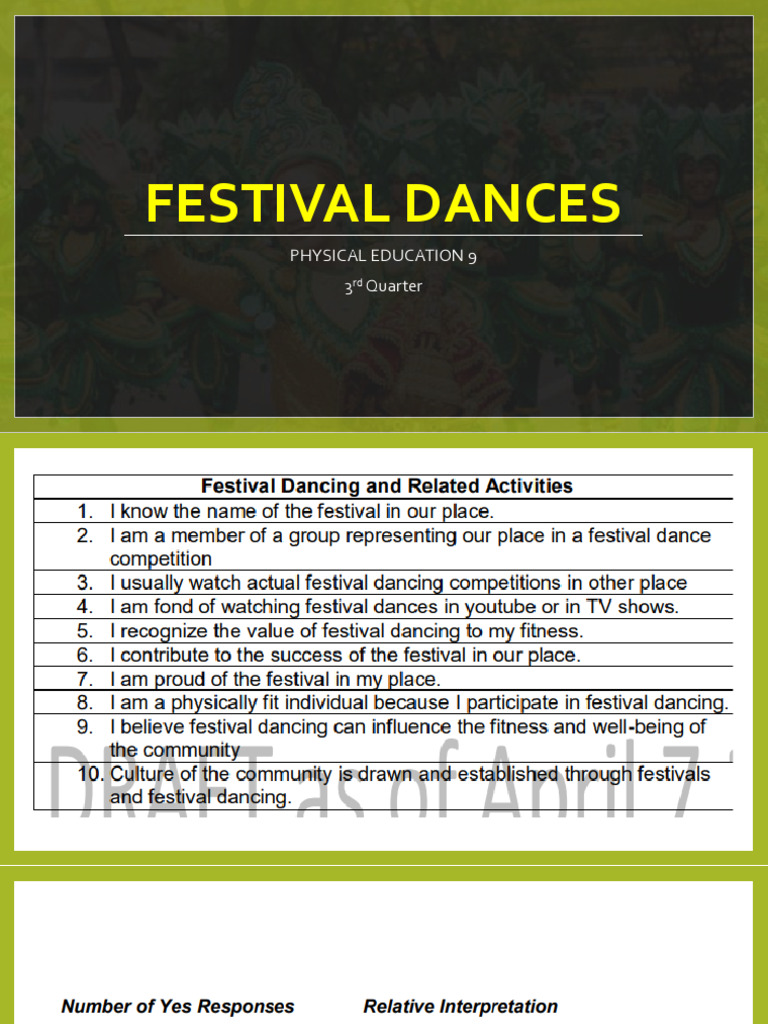 Notes_Festival-Dances | PDF