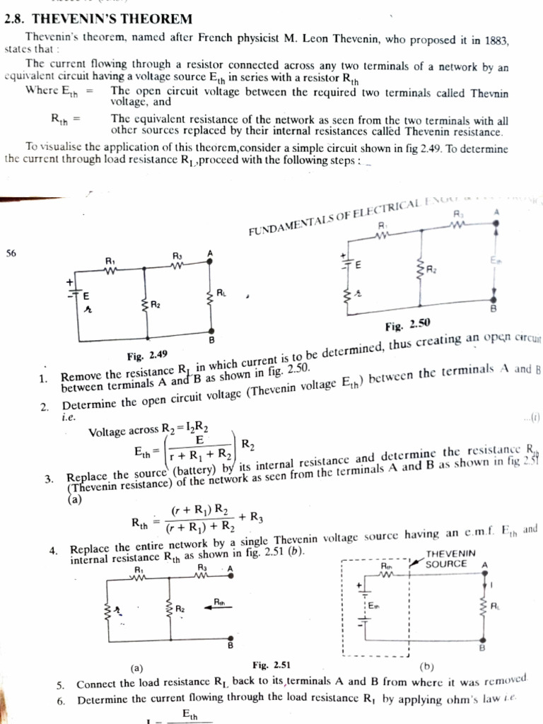 Thevenin Theorem 1 | PDF