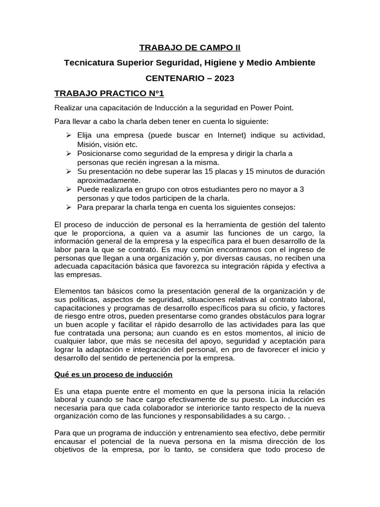 Trabajo Practico N 1 | PDF