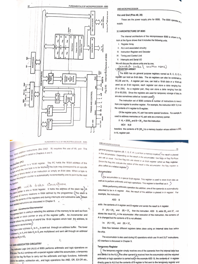 Architecure of 8085 | PDF