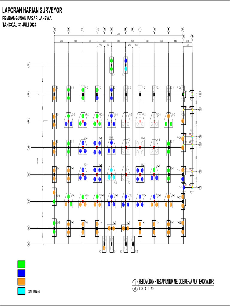MAPPING GALIAN, PILE CAP 31 Juli | PDF