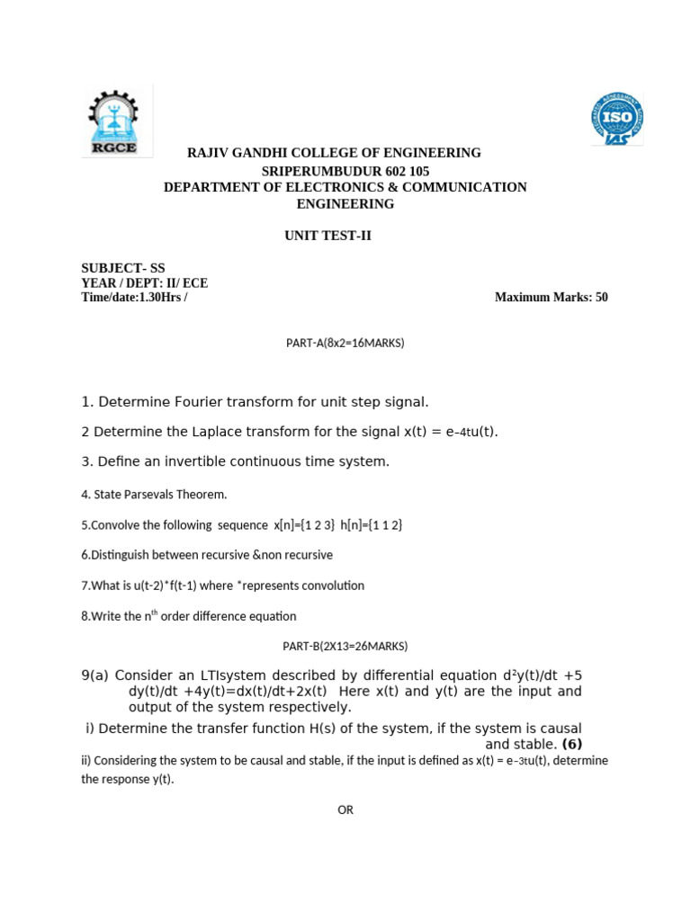 Ss Unit Test 2 | PDF