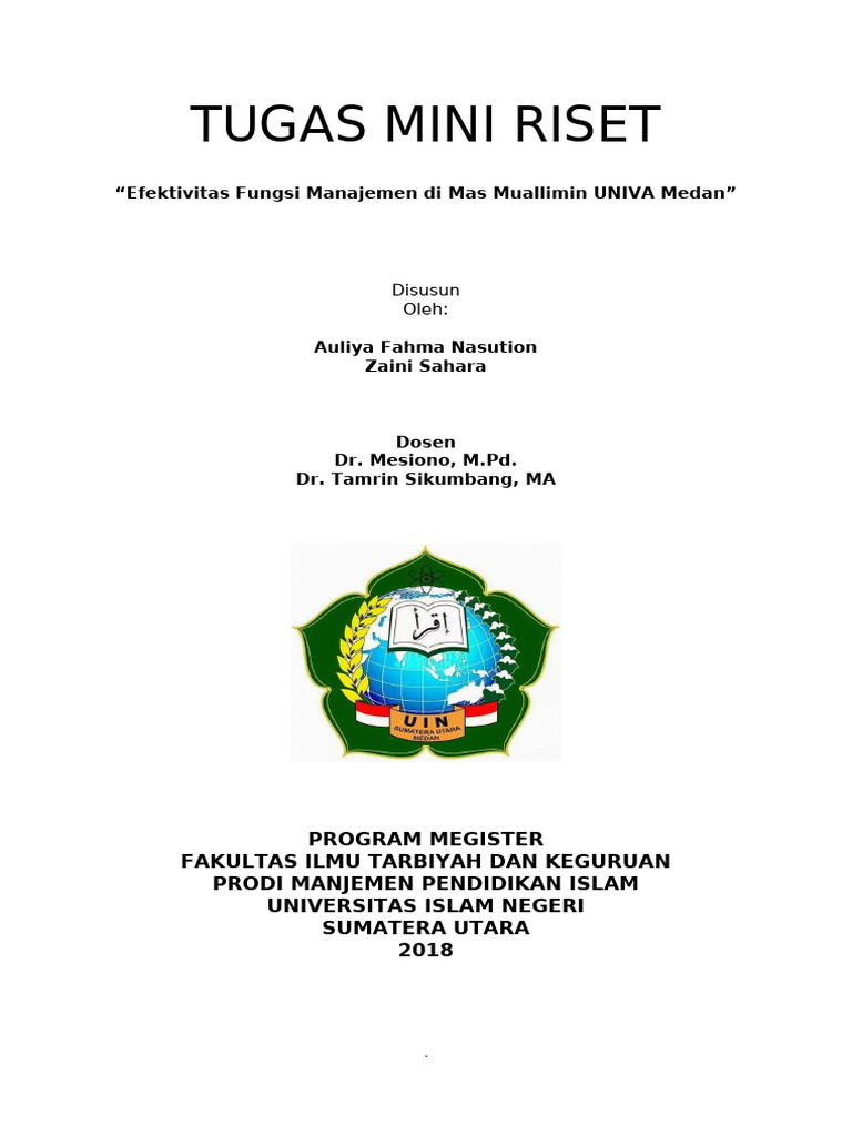 Tugas Mini Riset Komunikasi Organisasi | PDF