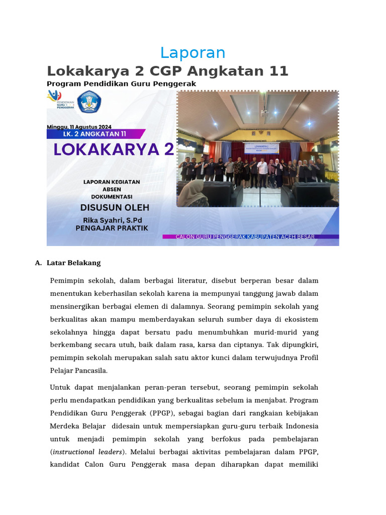 Laporan Loka 2 | PDF