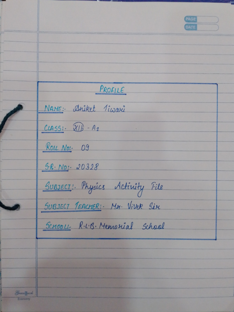 Physics activity class 12th | PDF