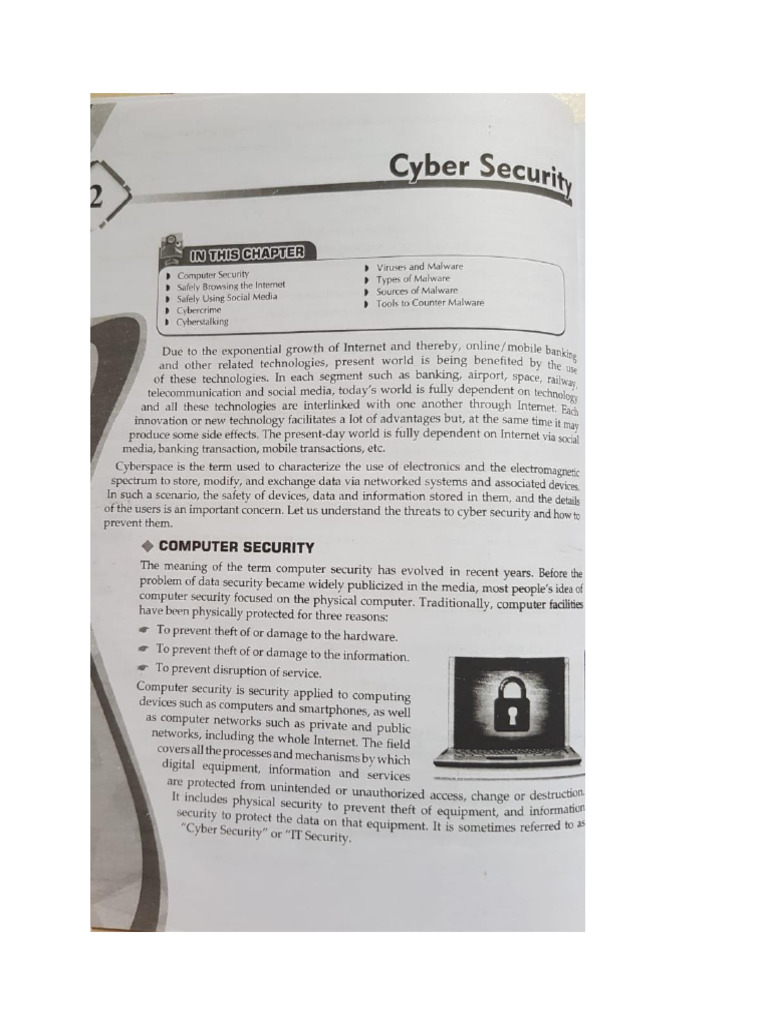 Reference Material Cyber Security | PDF