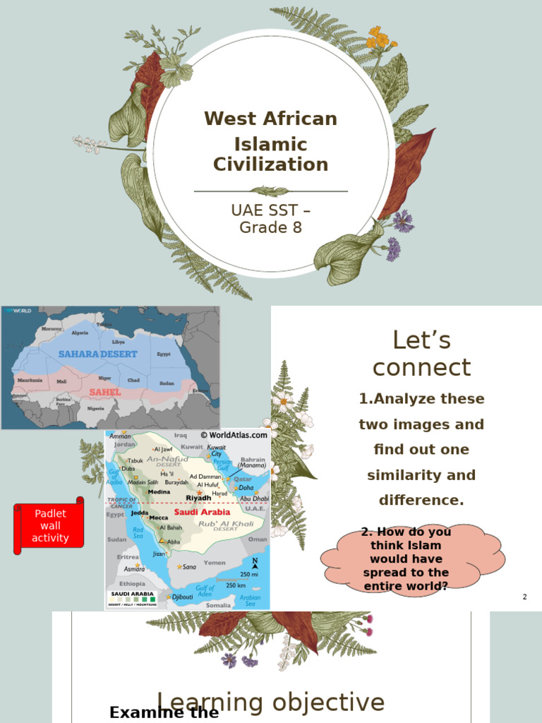 UAE-Grade 8 Islamic Civilization of Ancient Africa-1 | PDF