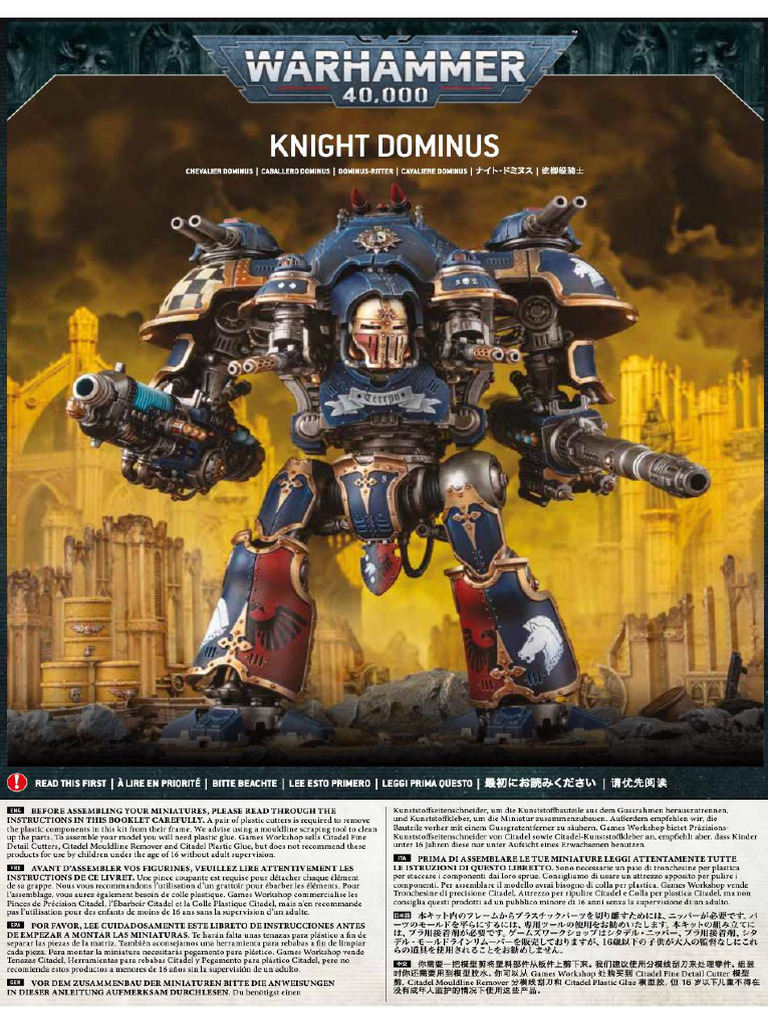 Imperial Knight Dominus Including Knight Tyrant | PDF