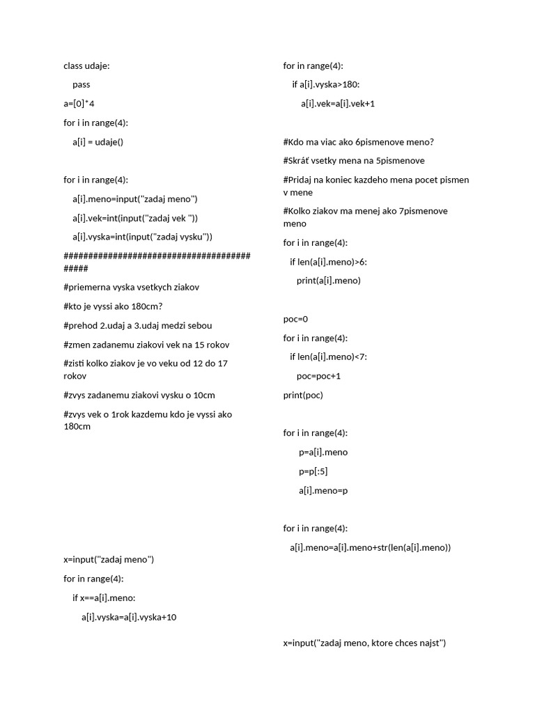 Class Udaje | PDF