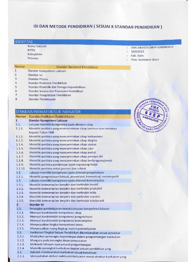 Isi Pendidikan | PDF